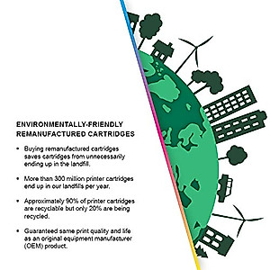 DoorStepInk Remanufactured in The USA Ink Cartridge Replacements for HP 60XL 60 XL 2 Black for PhotoSmart C4780 C4795 C4680 C4650 D110 D110a DeskJet F4480 F4280 F4580 D2530 D2545 D2680 Envy 100