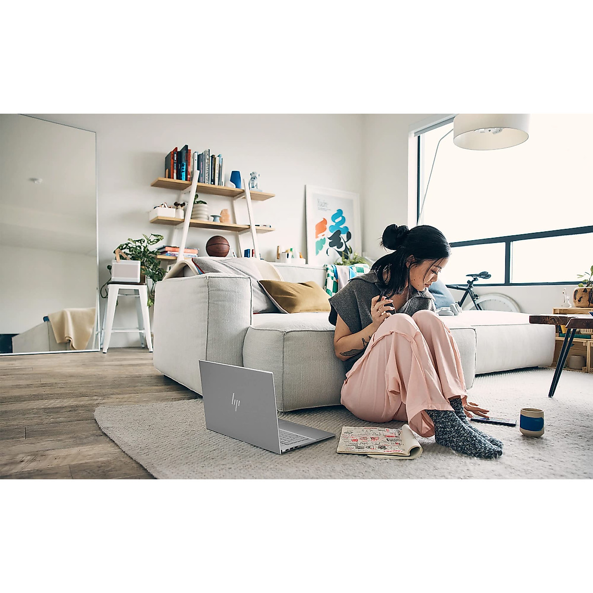 HP Envy 17.3 Inch FHD Touchscreen Business Laptop, 12th Gen i7-1260P, 64GB RAM, 2TB SSD, Windows 11 Pro, Thunderbolt 4, Backlit Keyboard, 10 Number Key, SD Card Reader, Silver, PCM