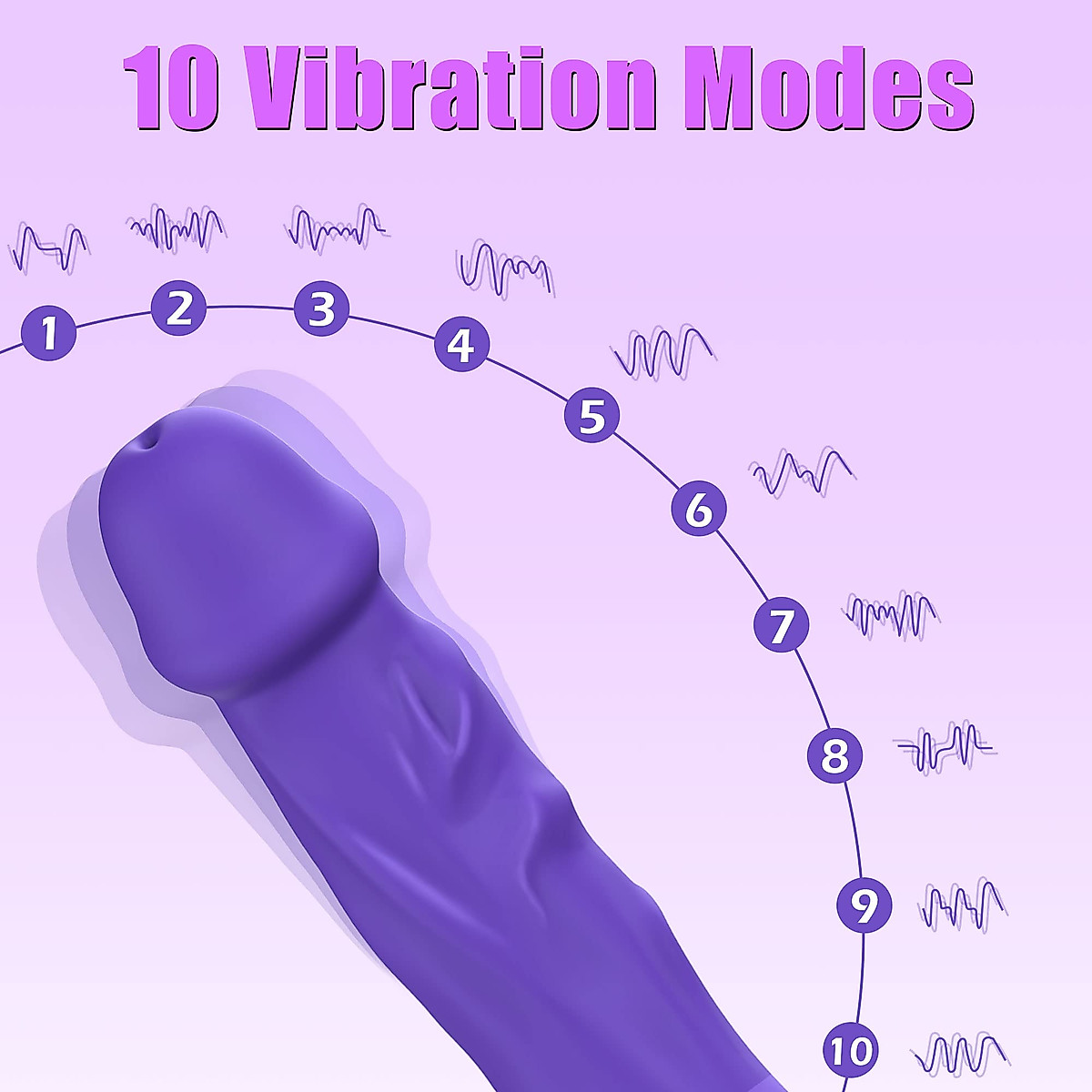 Realistic Dildo Vibrators with Heating Function, G Spot Vibrator Women Sex Toy with 10 Vibration Settings Adult Toys for Women, Adult Toy Silicone Dildo Female Sex Toys Dildos, Adult Sex Toys & Games