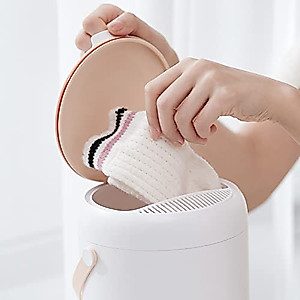 Joiena Portable Washing Machine 3L mini washer for Underwear, Socks, Baby Clothes, Beauty Accessories, Compact Small Laundry for Apartment Dorm, Home, Travelling (White)