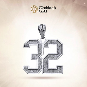 Personalized Your Lucky Number and Name Sports Jersey Silver Pendant