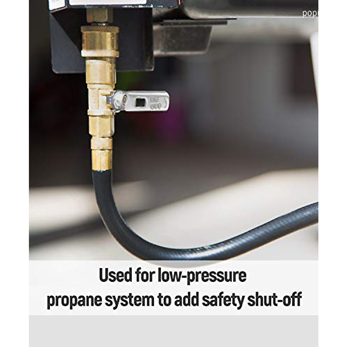 GASPRO Low Pressure Propane Quick Connect Fittings Kit - 1/4 Inch LP Gas Connections for Easy RV and Camping Propane Systems Integration
