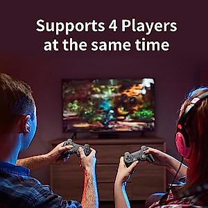GD20 Game Stick 64G Built in 30,000+ Games, Dual 2.4G Wireless Controllers, Video Game Consoles for 4K 60fps HDMI Output with 20+ Emulators