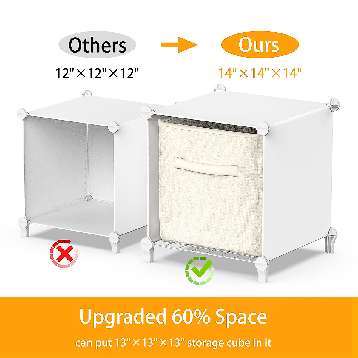 HOMIDEC Cube Storage Organizer