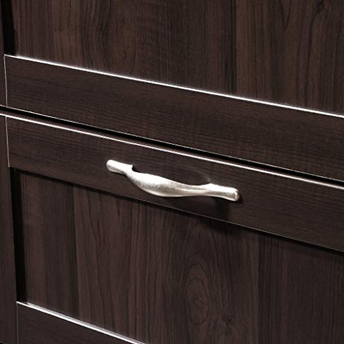 Sauder Large Storage Cabinet, Cinnamon Cherry Finish