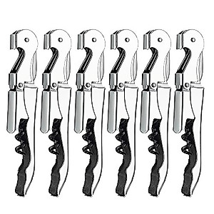 6 Pack Corkscrew Wine Opener With Foil Cutter By YWQ