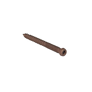 Grip Rite Prime Guard L212CSB5#9 x 2-1/2-inch Pan-Head Polymer-Coated Star-Drive Deck Screws, Brown (5-lb Tub)