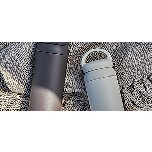 Kinto 21091 Day Off Stainless Steel Tumbler, 16.9 fl oz (500 ml), White