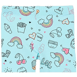 The Children's Place,Leggings 4-Pack,Eight Danielle Rainbow Dye_Simply White | GEM Purple | H/T Smoke | Lg Active Doodle Party_Bay Breeze,XXLarge(16)
