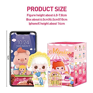 POP MART Minico My Little Princess Series 12PC Exclusive Action Figure Box Toy Bulk Box Popular Collectible Art Toy Cute Figure Creative Gift, for Christmas Birthday Party Holiday
