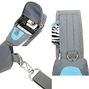 Sling bags for Men and Women Trendy Crossbody bags, reflective Shoulder Purses. Nylon crossbody bags, cute shoulder rider bag