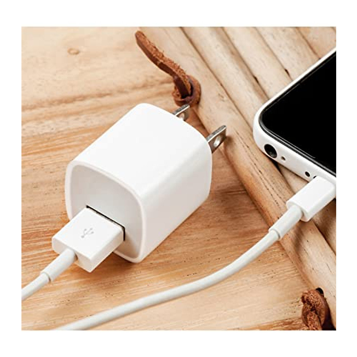 USB Wall Charger,Small iPhone Charger Box,Travel Plug Cube 5W Power Adapter for iPhone SE 2020/12 Pro Max/11 Pro Max/XR/X/8 Plus/7/6S/6S/6/5,Samsung Galaxy S7/S6/S5 Edge,LG,HTC,Huawei,Moto,Kindle