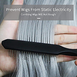 Wig Comb Set Hair Brush for Wigs Curly Hair Straight Hair Long Short Hair Professional