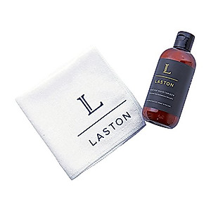 Laston Leather Conditioner & Moisturizer 8 Oz | Cleans and Protects Handbags, Purses, and Wallets | Non-Darkening Formula for Luxury Leathers