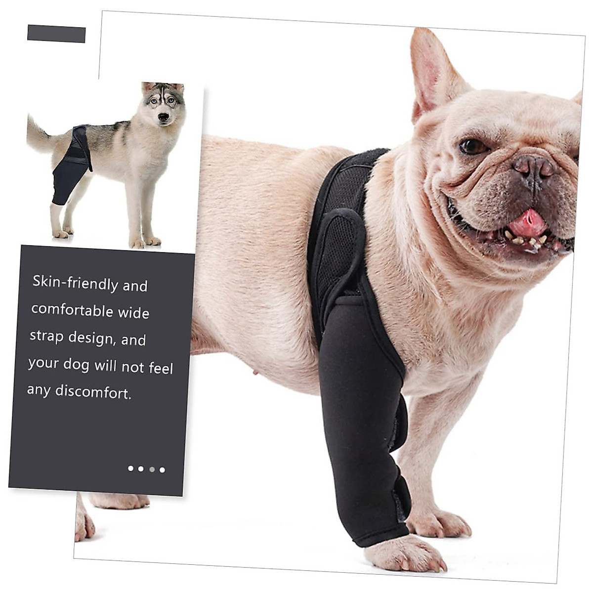 Balacoo Leg Sleeves Puppy Knee Brace Dog Leg Support Paw Balm Dogs Lick Safe Dog Braces for Dogs Knee Support Dog Recovery Sleeve Dog Leg Sleeve Dog Care Pet Mesh Fabric Leg Brace