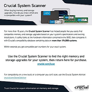 Crucial MX500 500GB 3D NAND SATA 2.5 Inch Internal SSD, up to 560MB/s - CT500MX500SSD1