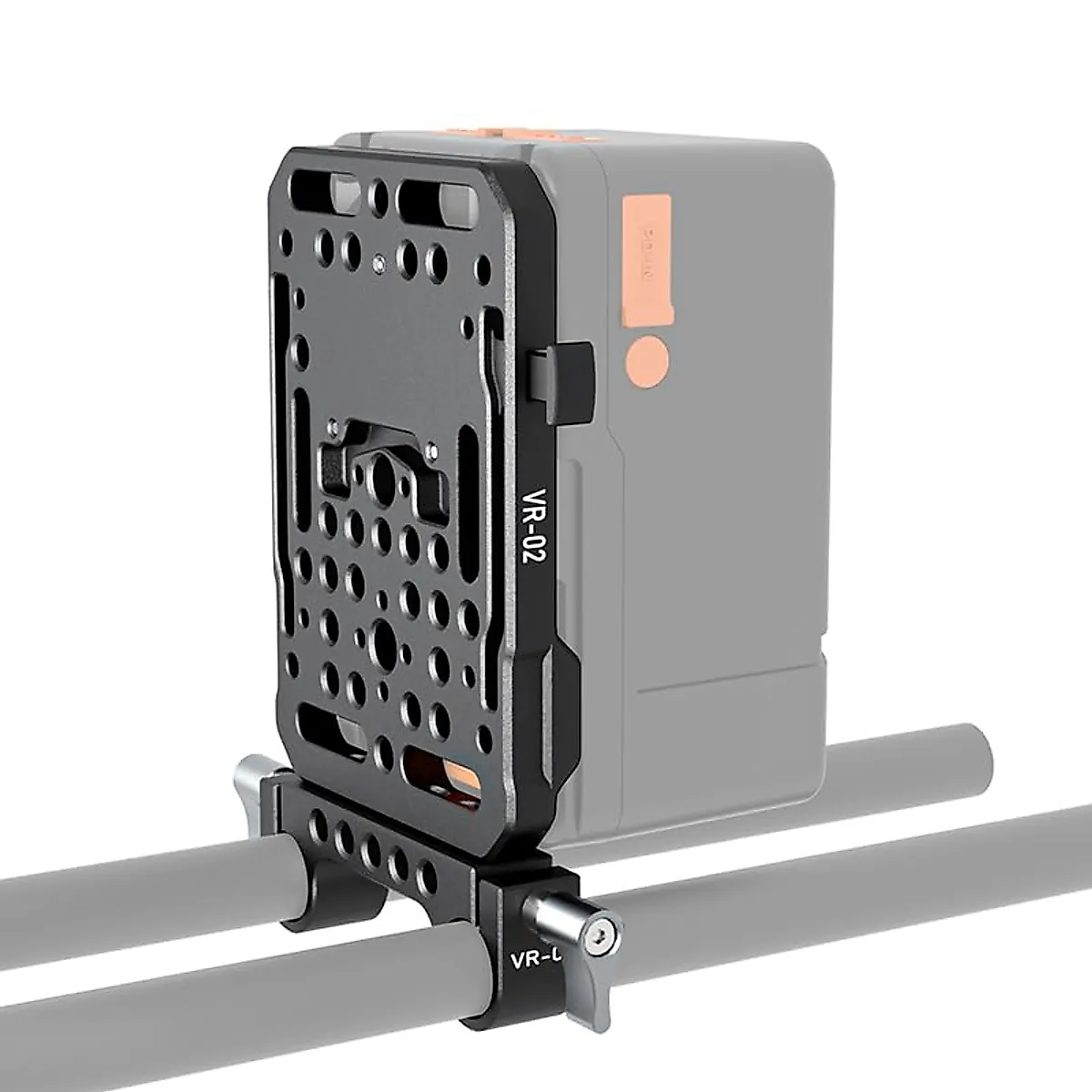 ZGCINE VR-01 VR-02 VR-03 V Mount Battery Plate W/Rod Clamp Standard V Lock Battery Plate Adapter with Automatic Lock Protection VR-03