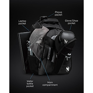 Hayabusa Ryoko Backpack - Black/Grey, 30L