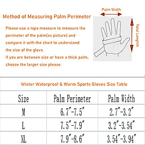 LJCUTE Winter Fishing Gloves Men Women Touch Screen Water Repellent & Windproof Cold Weather Warm Cycling Gloves for Driving Running Kayaking Motorcycle Bike Hunting Riding