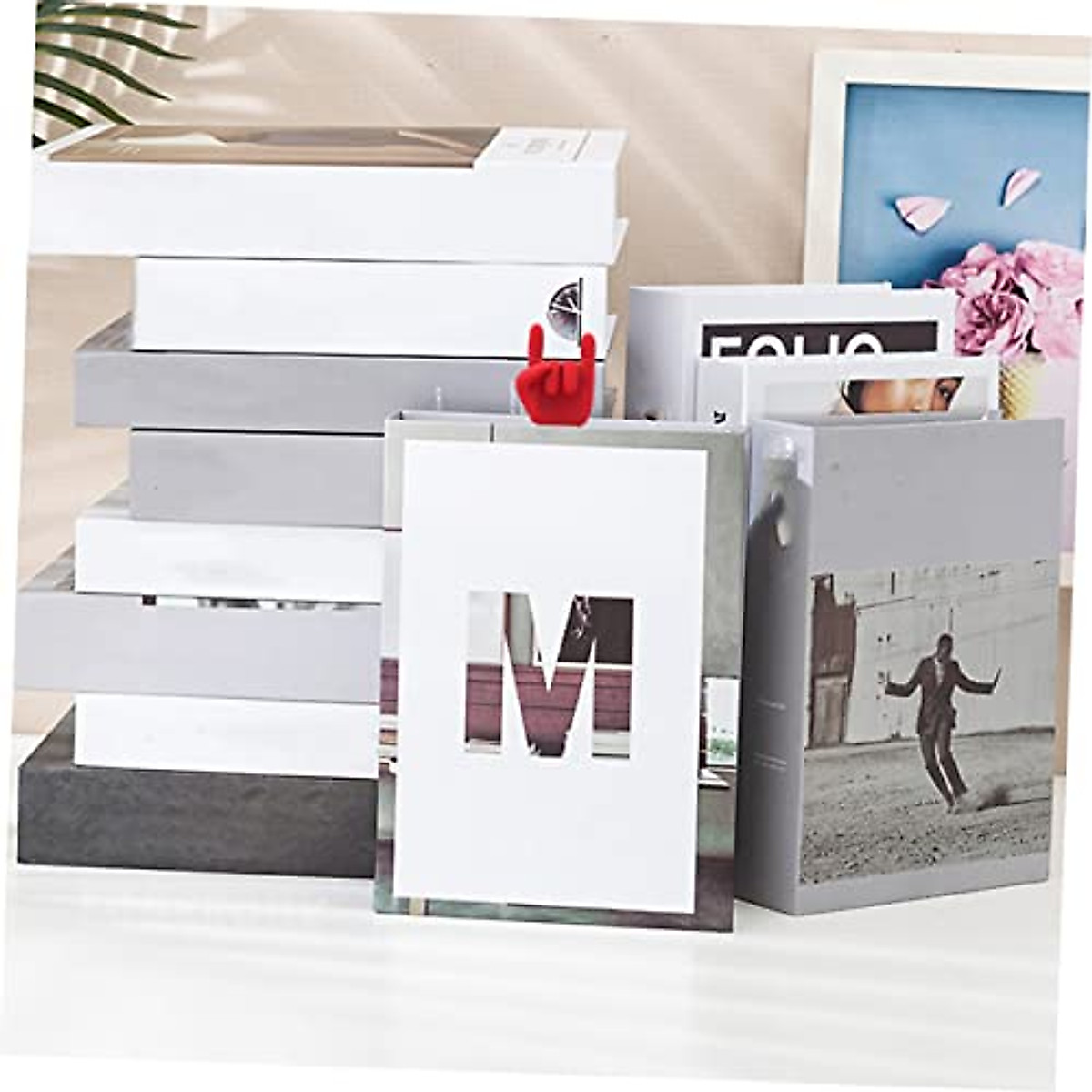 STOBOK Girls Accessory Hand Book Rock Boys School Page Women Office Gift for Reading Kids Marks Men Mark Elastic Bookmarks Student Bands Novelty Portable Marker Bookmark Books