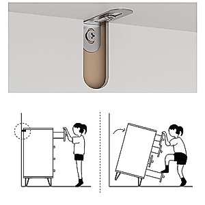FAMAPY Chest of Drawers 8-Drawer Dresser, Wide Storage, Metal Handles and Legs, Wood Dresser for Bedroom White (55.1”W x 15.7”D x 31.5”H)