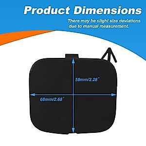 CZShiYue Front Bumper Tow Hook Cover Towing Eye Cap Fit for Nissan Altima 2016 2017 2018 622A09HS0A (Silver, Right Passenger Side)