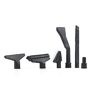 DEWALT DXV04T Portable 4 Gallon Wet/Dry Vaccum (Yellow) and Workshop Wet/Dry Vacs Vacuum Accessories WS17854A 1-7/8-Inch Vacuum Attachment Kit