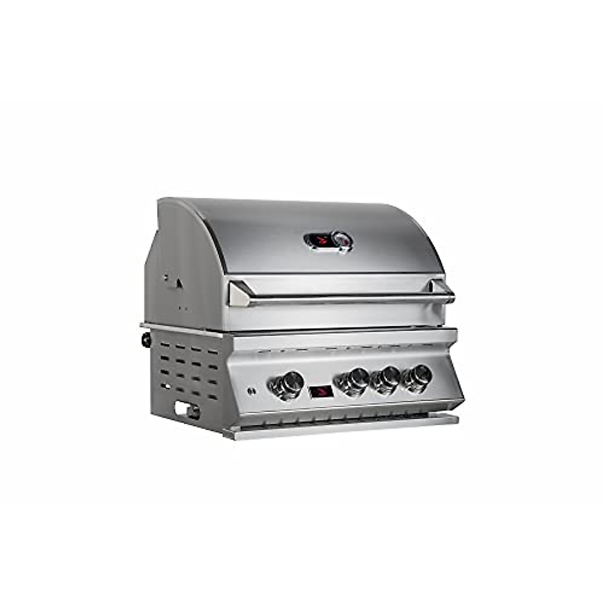 Bonfire CBB3LP 28" 3-Burner Built-in Propane Gas Grill Outdoor with Rear Infrared Burner and Rotisserie,304 Stainless Steel