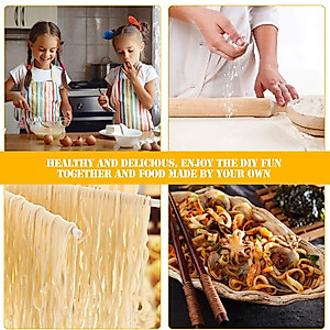 HOUPDA Pasta Drying Rack Collapsible, Noodle Stand with 10 Bar Handles Spaghetti Dryer Stand,Household Noodle Dryer Rack Hanging for Home Use (White)