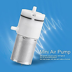 Micro Air Pump - DC 12V Micro Vacuum Pump, Electric Mini Air Pumping Booster for Treatment Instrument