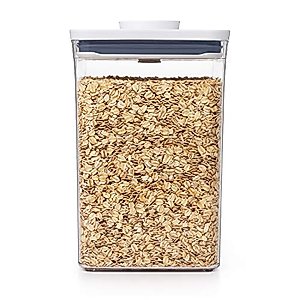 OXO Good Grips POP Container – Airtight 4.4 Qt for Flour and More Food Storage, Square, Clear