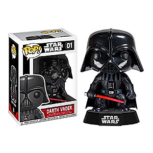POP Star Wars: Classic Darth Vader 01 Funko Pop Vinyl Figure (Bundled with Compatible Pop Box Protector Case), Multicolored, 3.75 inches