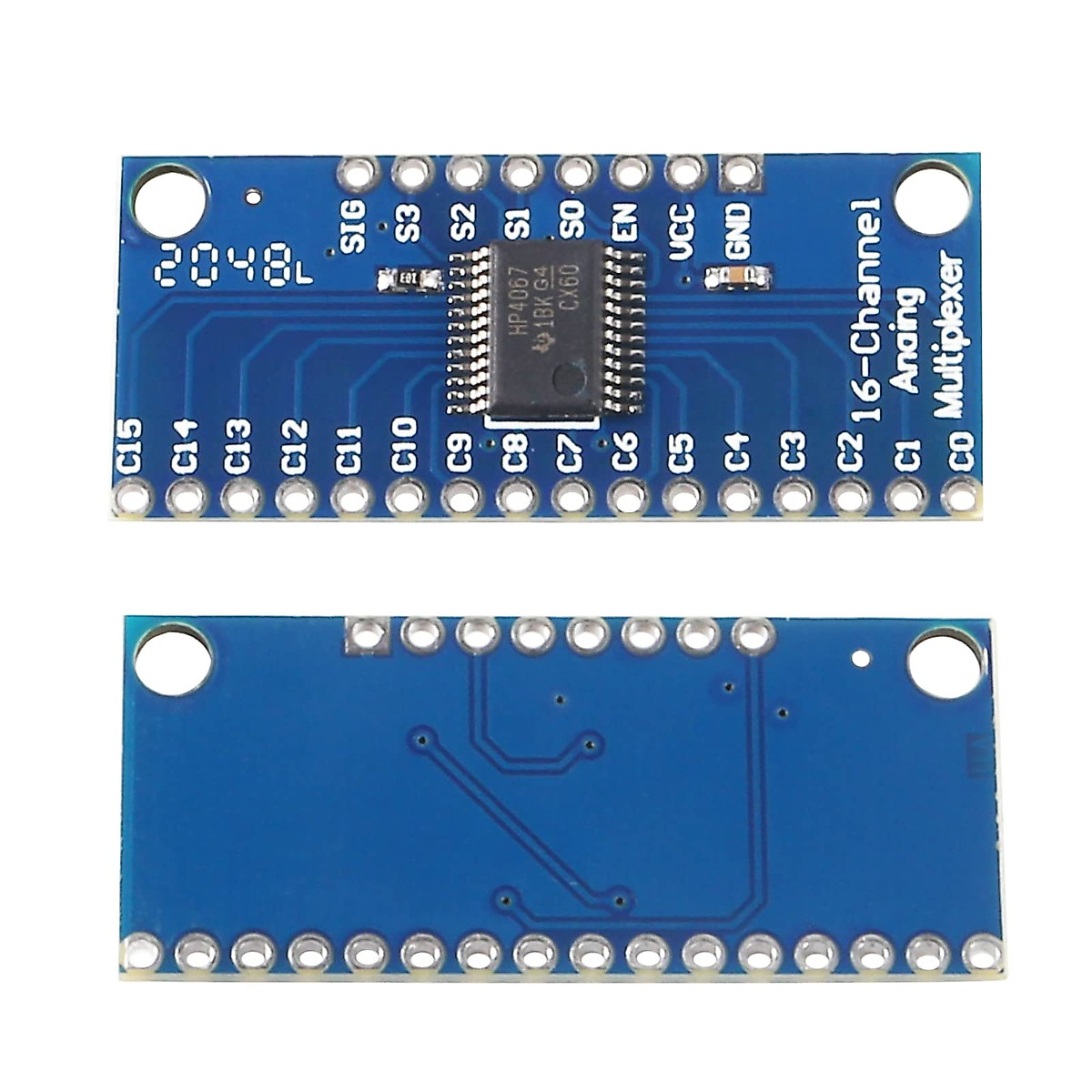 12Pcs CD74HC4067 16-Channel Analog Digital Multiplexer MUX Breakout Board Module CD74HC4067 CMOS Precise Module Compatible with DIY