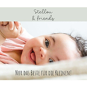 Stellou & friends 100% Organix Cotton Baby Sleep Sack - Warm & Cozy Baby Wearable Blanket - Newborn Sleep Sack, Infant Sleep Sack, Sleep Bag for Baby