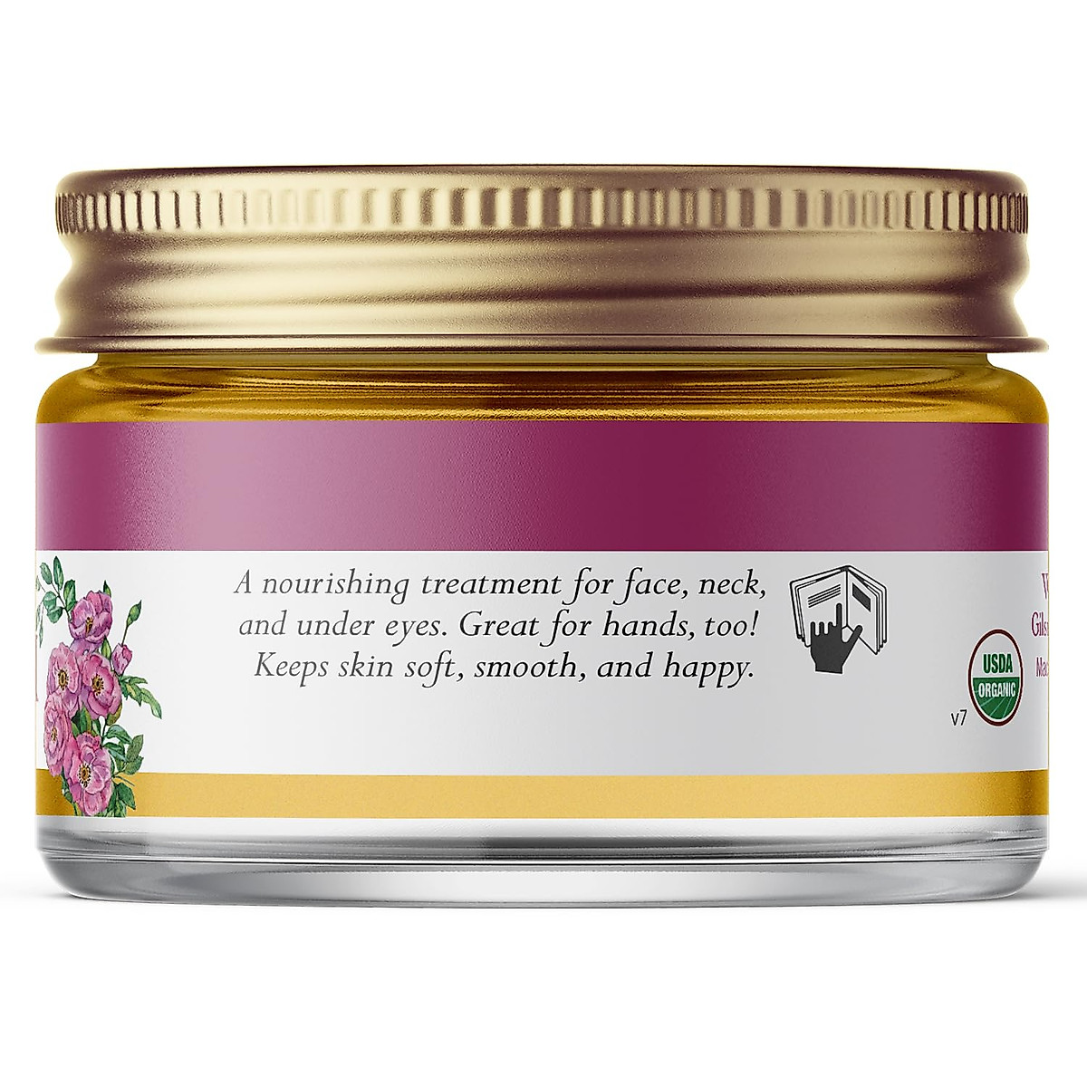 Badger Rose Beauty Balm, Intensive Moisturizer, 28 g/1oz