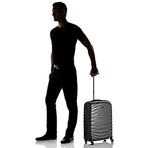 Samsonite Lite-Shock Hand Luggage, 55 Centimeter Cabin Spinner, 36 Liters, Black