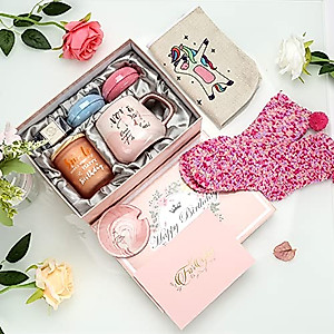 Birthday Gifts for Women, Personalized Relaxing Spa Gift Box Basket for Sister Girlfriend Wife Best Friend Grandma Mom Daughter, Gifts for Women Birthday Unique Happy Birthday Presents for Her