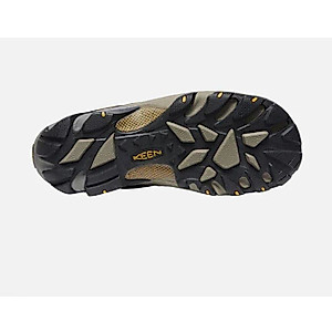 KEEN Men's Targhee 2 Low Height Waterproof Hiking Shoes, Cascade Brown/Golden Yellow, 9.5