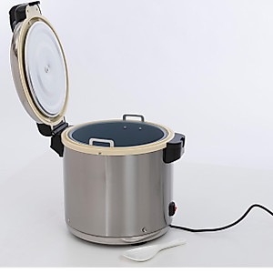 FSE RW-E50 50 Cup Electric Rice Warmer with Non-Stick Inner Pot, Plastic Oversized Spatula