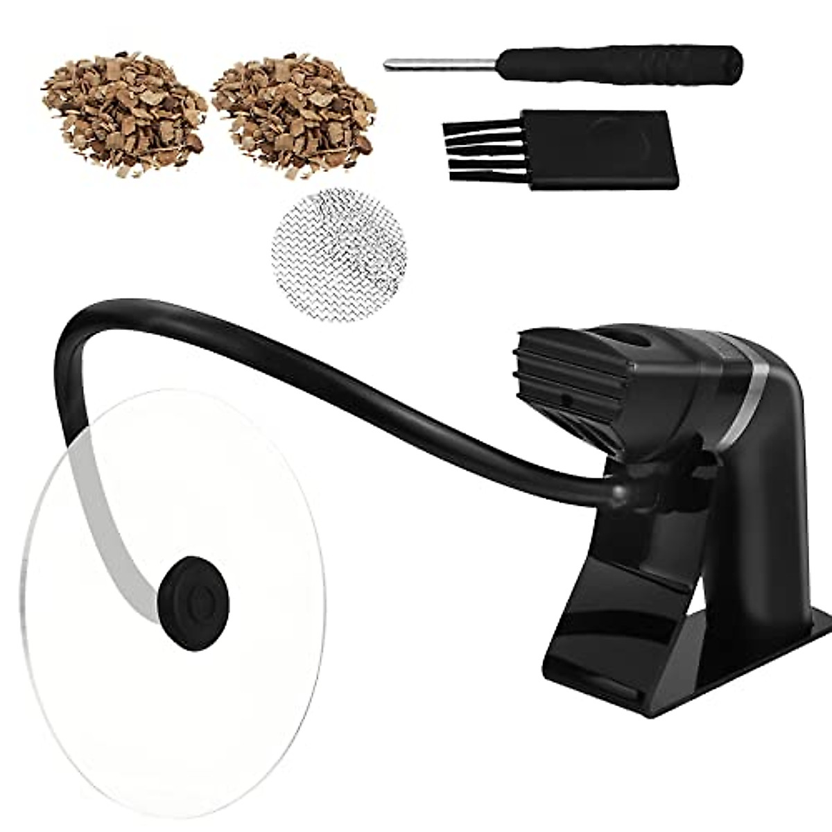 Flngr Smoke Gun for Cooking,Beer,with Apple and Cherry Wood,Food Smoker for Beginners,For Kitchen, Bar or Gift