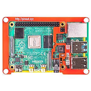 Pibow Coupé 4 (Raspberry Pi 4 only) Red