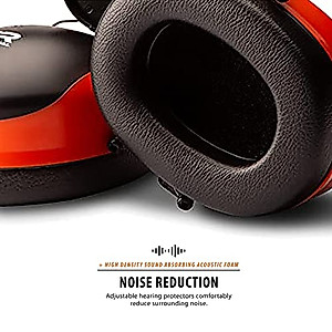 TR Industrial Forestry Safety Helmet and Hearing Protection System (Orange)