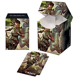 Ikoria: Lair of Behemoths - Vivien, Monster's Advocate PRO 100+ Deck Box for Magic: The Gathering