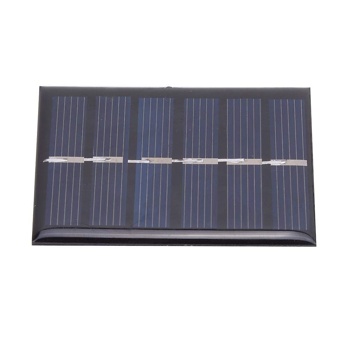 Solar Panel, 4Pcs 3V 0.3W Polycrystalline Silicon DIY Safety Solar Power Charging Panel with Cable, Intelligent Stabilized Voltage Control, 65x48mm
