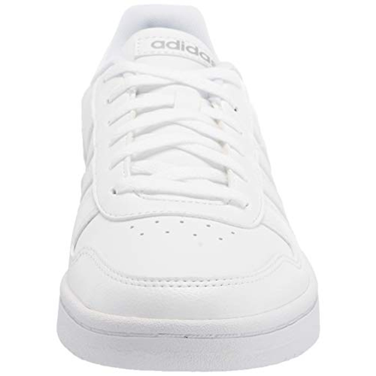 adidas womens Hoops 2.0 Sneaker, White/White/Grey, 11 US