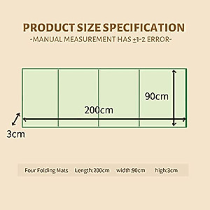 SAN MOTA Japanese Traditional Tatami Mattress, Folds in Three 79"x35"x1.2", Igusa Tatami Japanese Floor Mattress Rush Grass Tatami Mat, Non-Slip Comfortable Tatami Bed(100% Rush Grass)