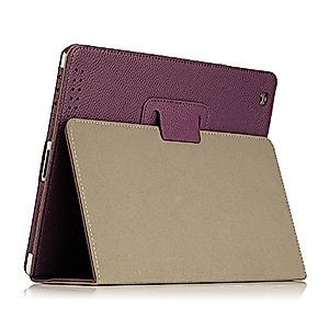 RUBAN Folio Case for iPad 4th Generation/iPad 3rd Gen (2012 Model), iPad 2 (2011 Model) 9.7 inch Tablet - [Corner Protection] Slim Fit Smart Stand Protective Cover Auto Sleep/Wake, Purple