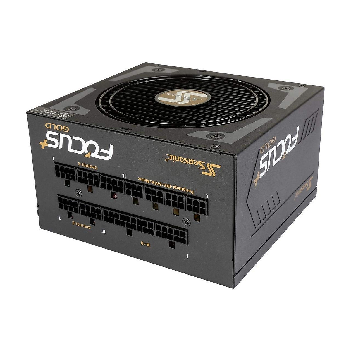 Seasonic FOCUS GX-650 - 650W - 80+ Gold - Full-Modular - ATX Form Factor - Low Noise - Premium Japanese Capacitor - 10 Year Warranty - Nvidia RTX 30/40 Super & AMD GPU Compatible (Ref. SSR-650FX)