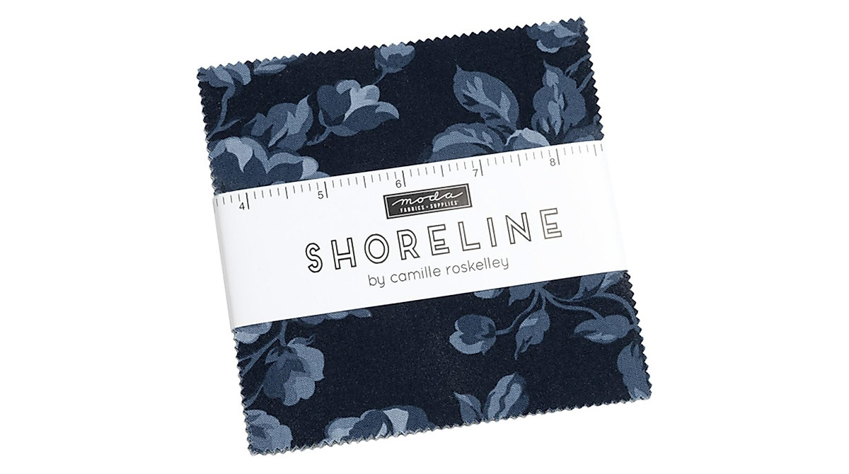 Shoreline Charm Pack by Camille Roskelley - 42 Precut 5" Quilt Squares