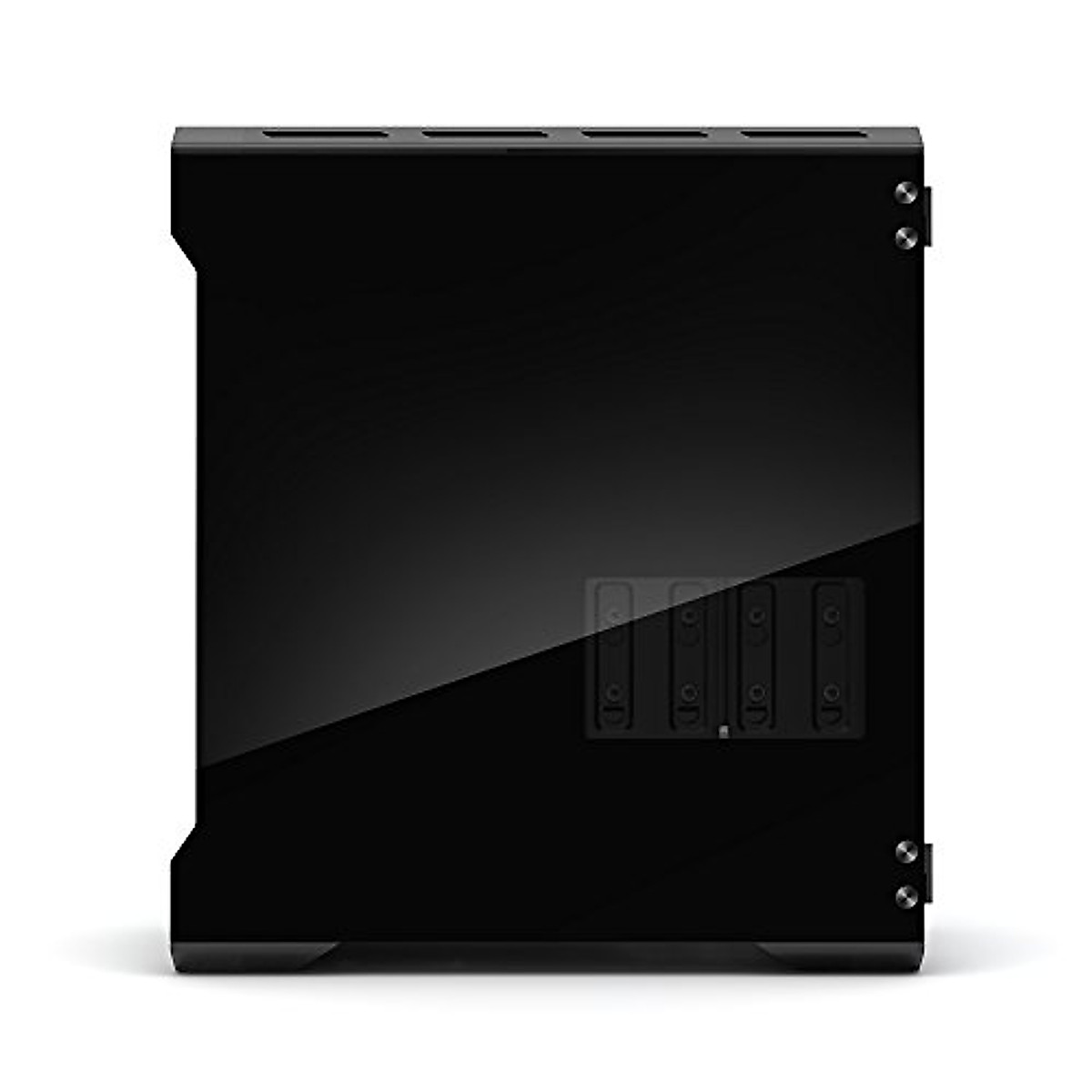 Phanteks (PH-ES314ETG_BK) EVOLV mATX Tempered Glass Edition Aluminum Exterior RGB LED Illumination Micro Tower Case, Satin Black